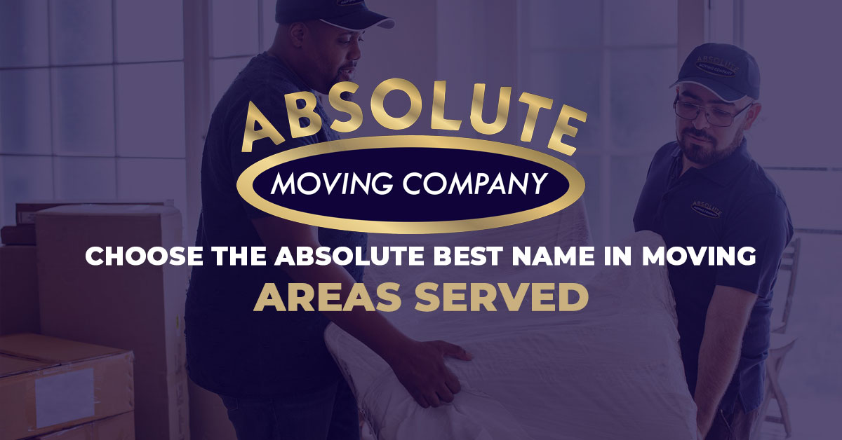 Areas Served - Absolute Moving Company